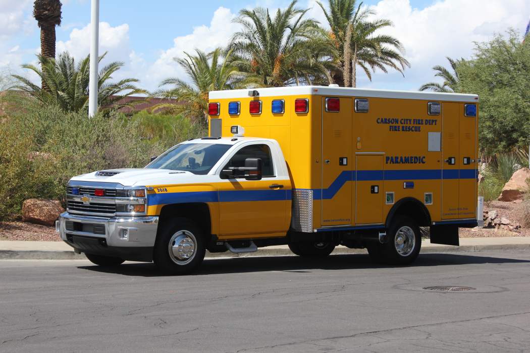 1540 Carson City Fire Department - 2016 Chevy/Road Rescue Ambulance ...